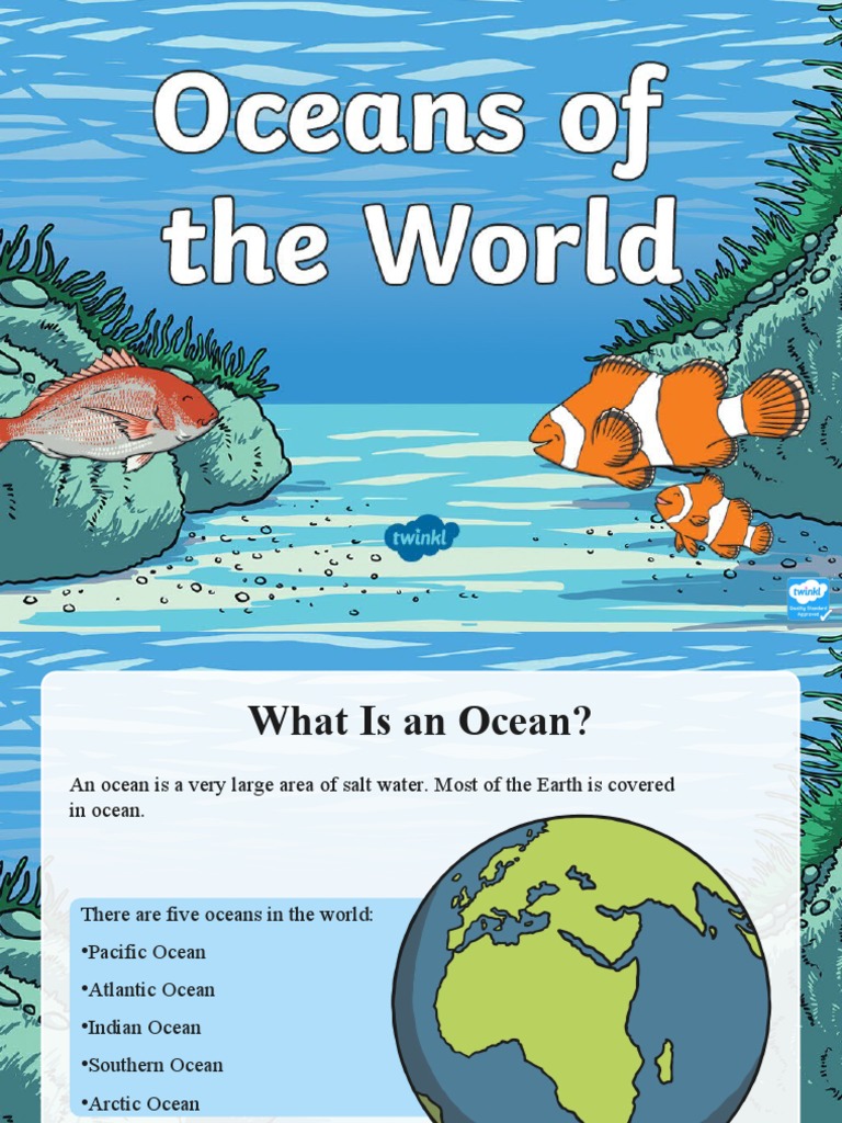 Oceans of The World Powerpoint | PDF | Oceans | Pacific Ocean