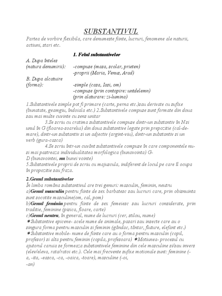 Partile de Vorbire | PDF