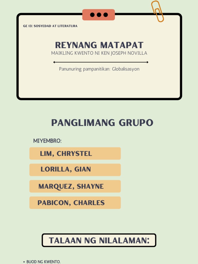 Ge13 Ulat Tungkol Sa Globalisasyon | PDF