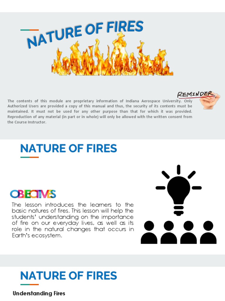 Nature of Fire | PDF | Fires | Smoke