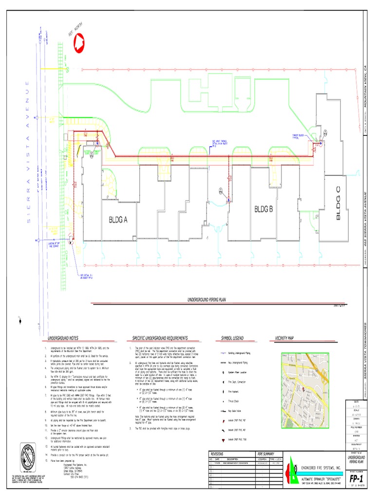 Underground Piping Plan | PDF