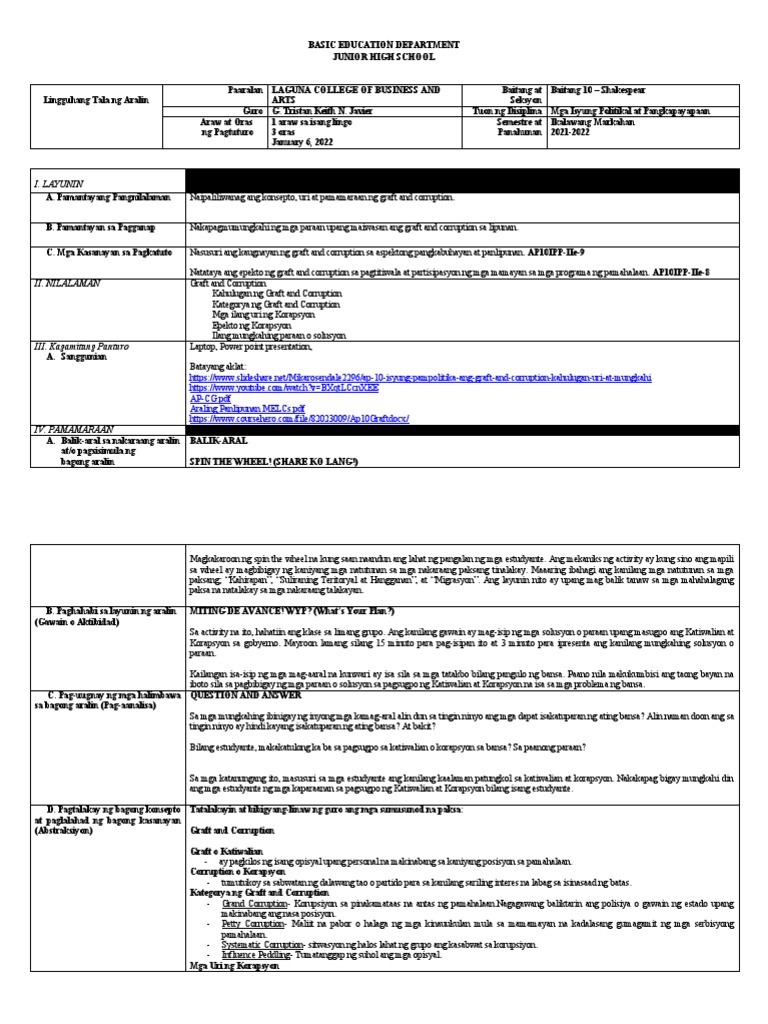 Wlp-Graft and Corruption | PDF