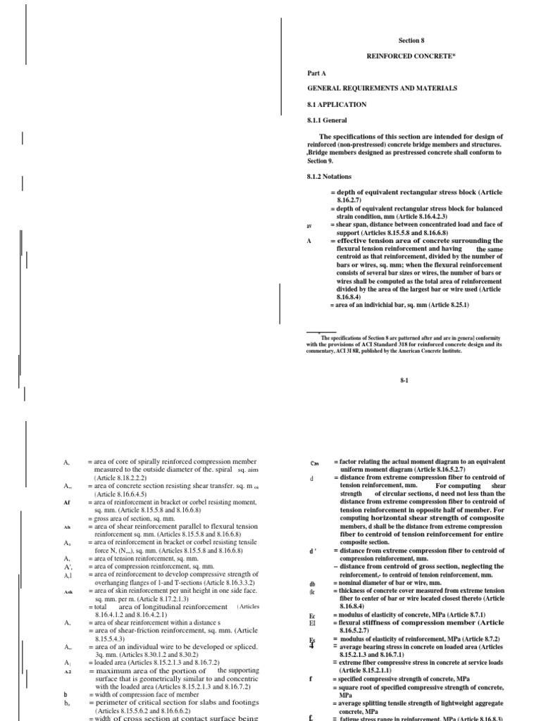 NSCP Section 8 9 Text | PDF | Strength Of Materials | Bending