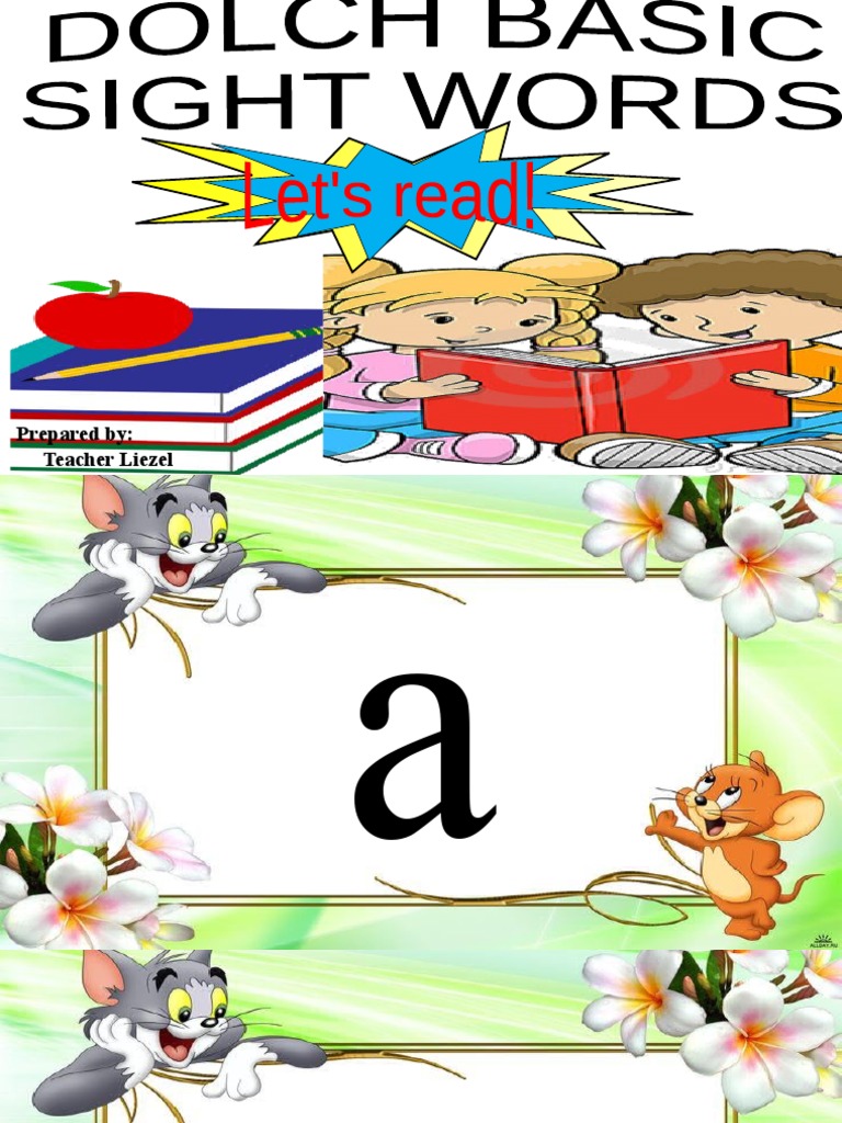 Dolch Basic Sight Words | PDF