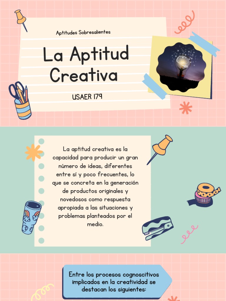 Aptitud Creativa | PDF | Creatividad | Cognición