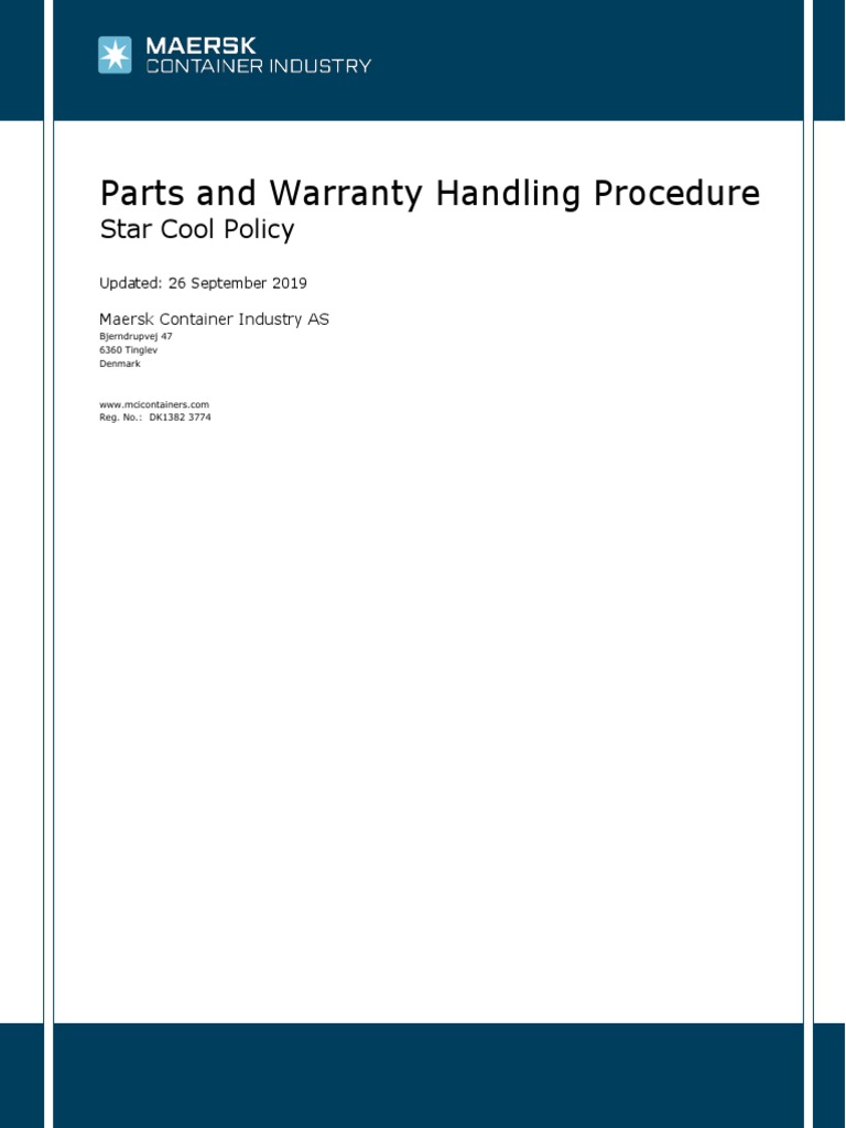 Parts and Warranty Handling Procedure | PDF | Receipt