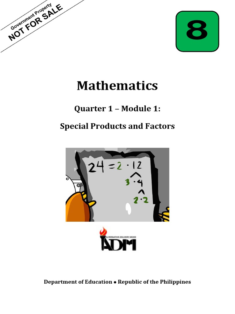 Math G8 Modules Q1 - Q4 | PDF | Line (Geometry) | Mathematics