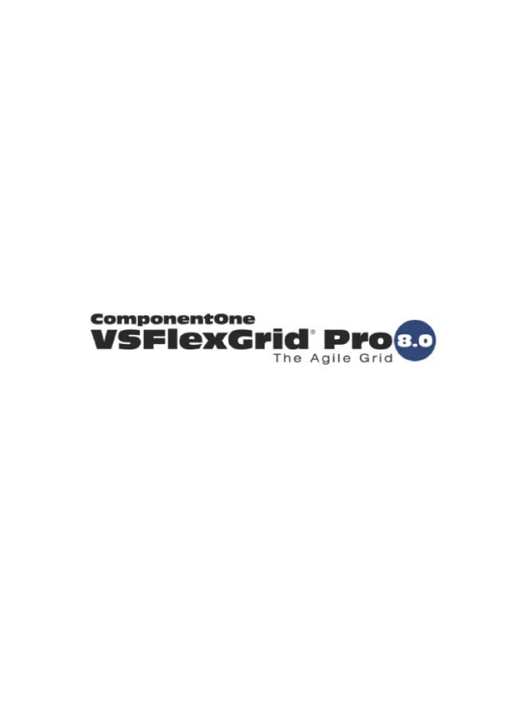 VSFlex Grid 8 Manual 2007 | PDF | License | Source Code