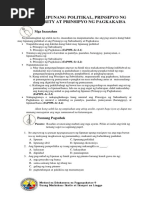 Esp 9 - Quarter1 - Module 1 - Prinsipyo NG Solidarity at Subsidiarity | PDF