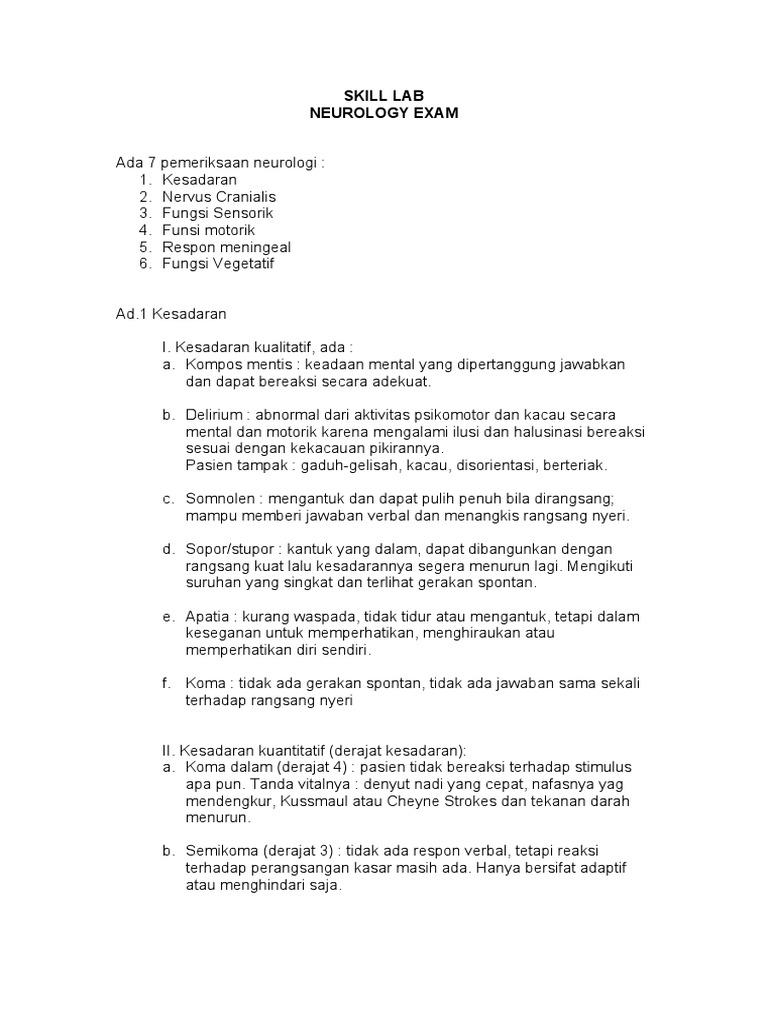 Our Skill Lab Blok 8 | PDF