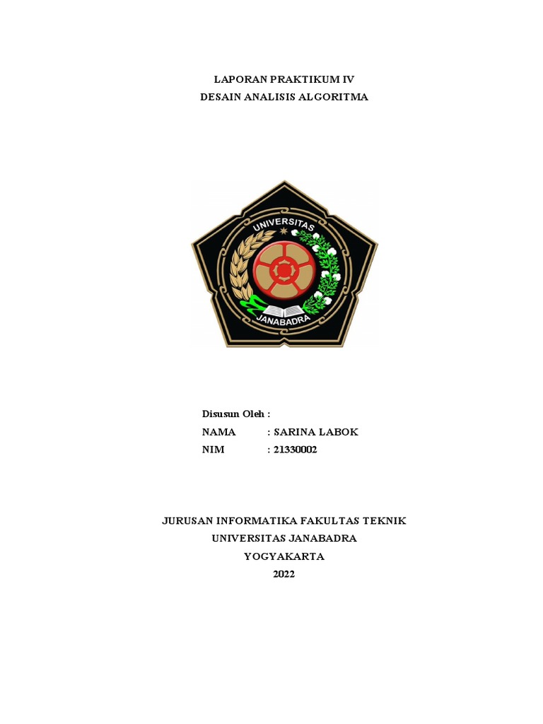 Sarina Labok - Laporan Praktikum4 - Daa | PDF