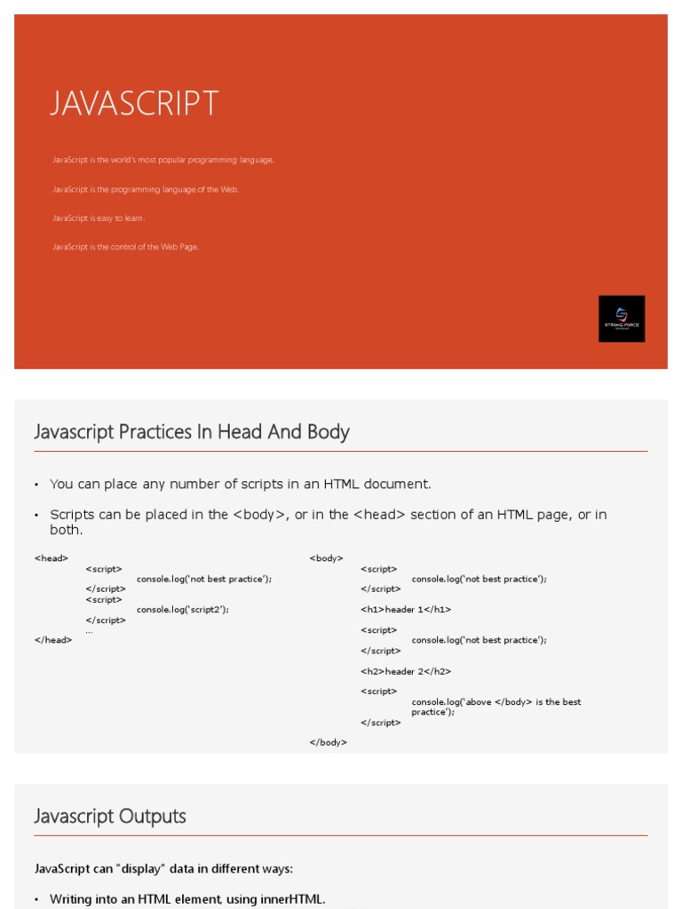 Lecture4 Javascript Pdf Data Type Computer Data Storage