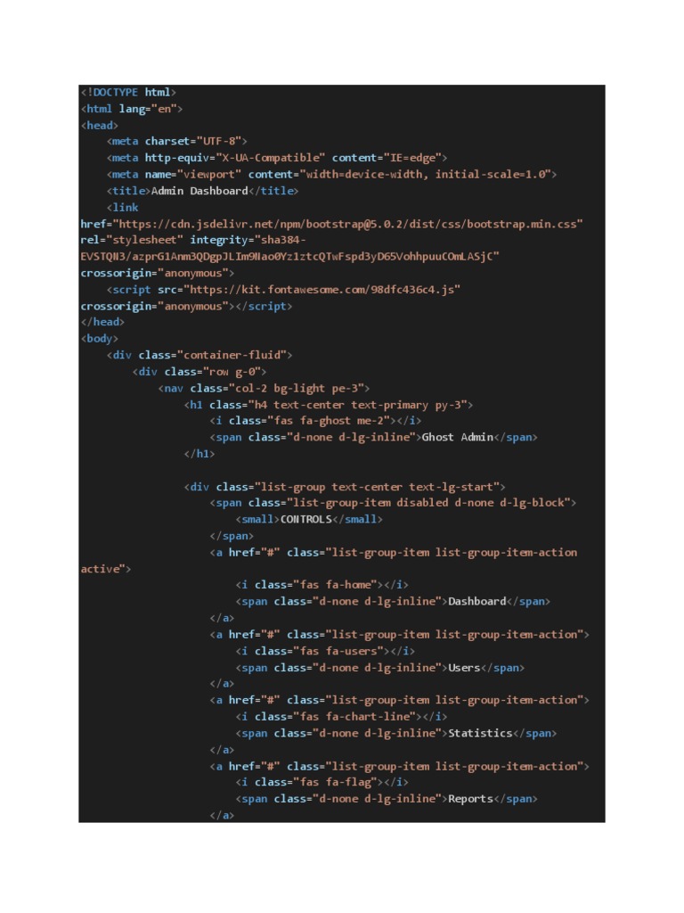 Admin Dashboard | PDF | Software | System Software
