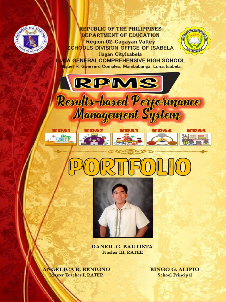 Rpms Cover Page and Per Kra | PDF | Learning | Teaching Method