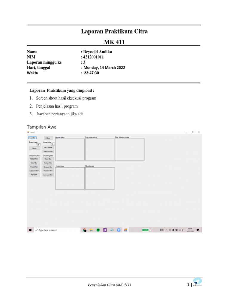 Tugas Citra 3 | PDF | Rgb Color Model | Image Processing