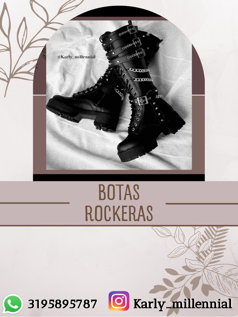 Botas Rockeras Unid | PDF