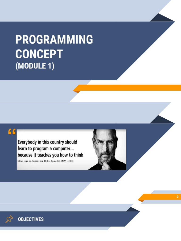 Mod - 1 Programming Concepts | PDF | Computer Programming | Programming