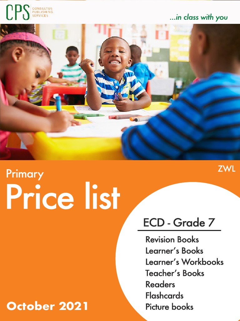 Primary Pricelist 1 Oct 2021 Rtgs | PDF | Science