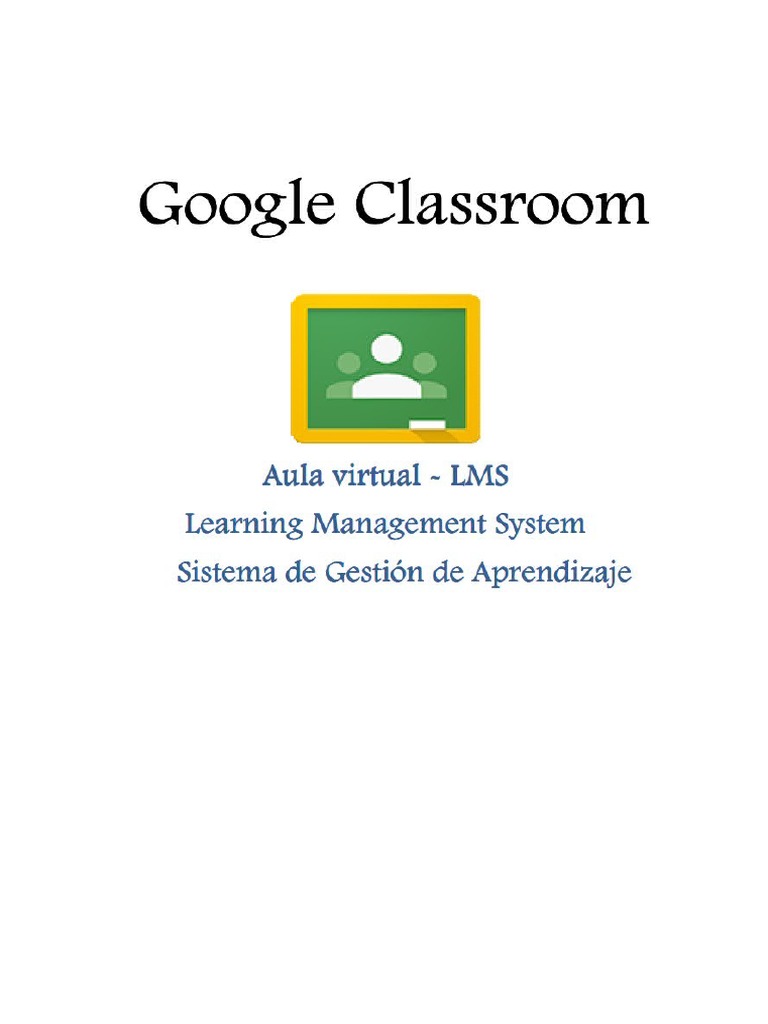 Google Classroom | Descargar gratis PDF | Informática | Software