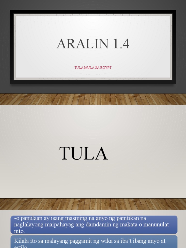 Aralin 1.4 Ang Tinig NG Ligaw Na Gansa | PDF