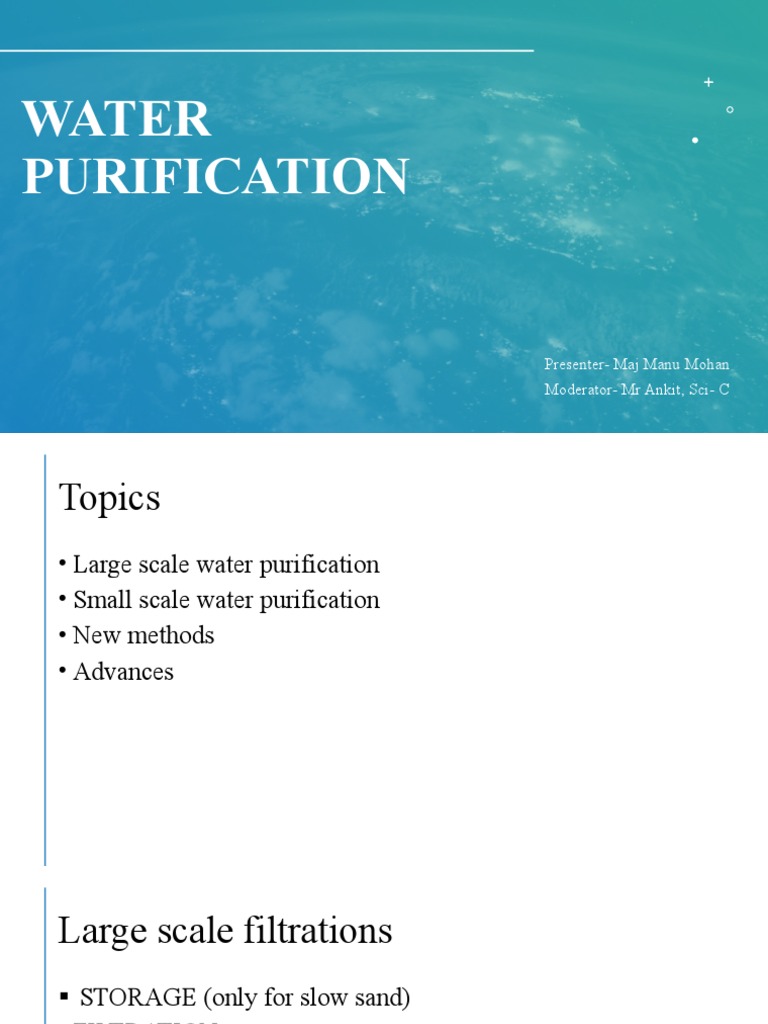Water Part2 | PDF | Water Purification | Chlorine