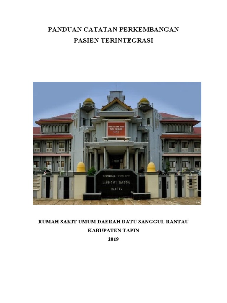 PAP 2.2 EP 1 - Panduan-Catatan-Perkembangan-Pasien-Terintegrasi | PDF