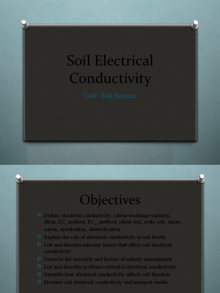10 Soil Electrical Conductivity | PDF | Soil | Fertilizer