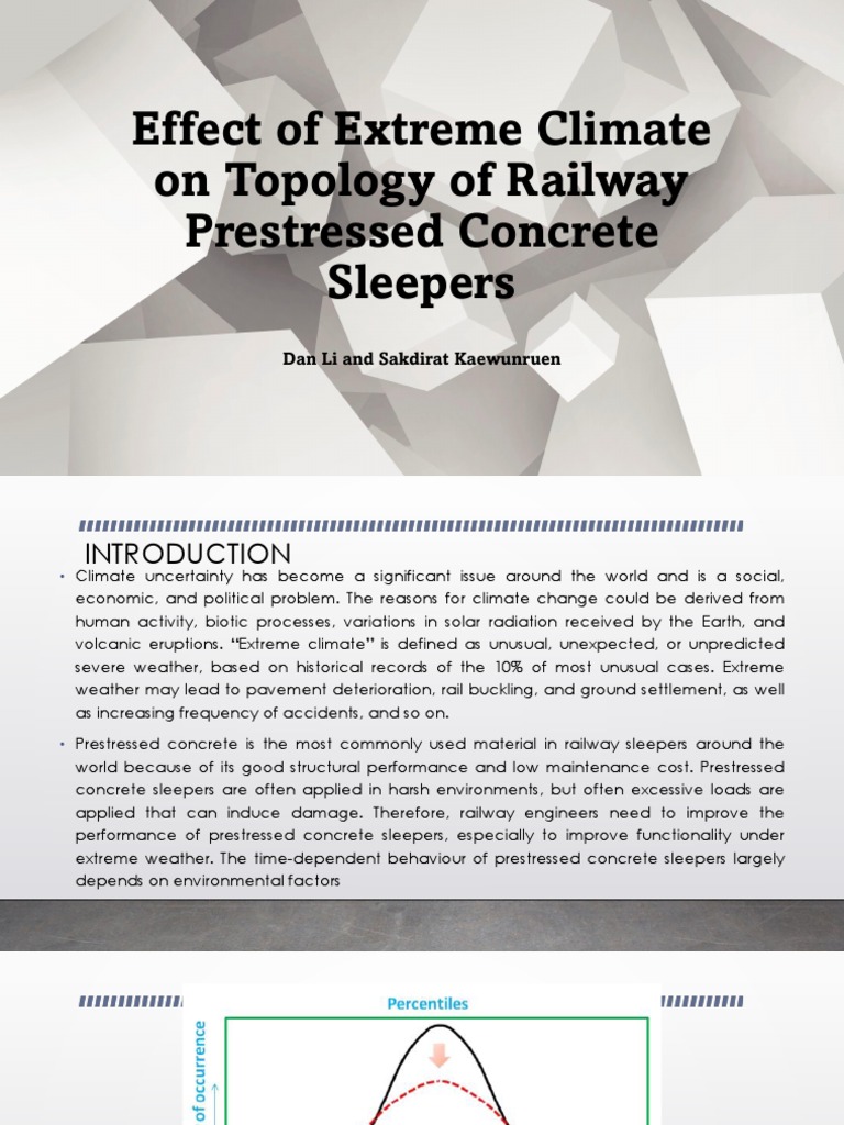 Effect Of Extreme Climate On Topology Of Railway Pdf Creep