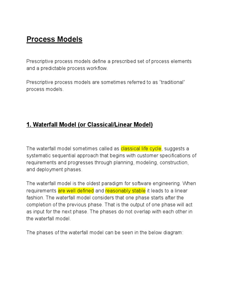 Unit 1 Process Models | PDF | Software Prototyping | Prototype