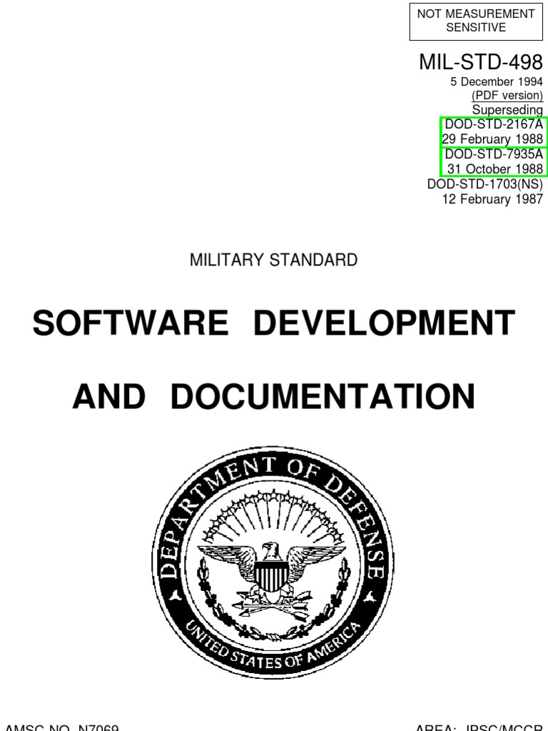 Mil 498-STD | Download Free PDF | Software | Databases