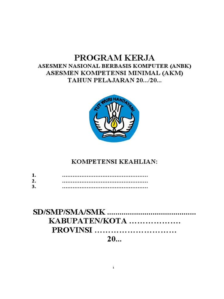 Program Kerja ANBK | PDF | Seni