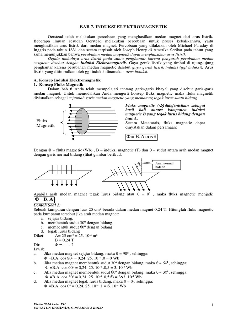 Rumus Induksi Elektromagnetik | PDF