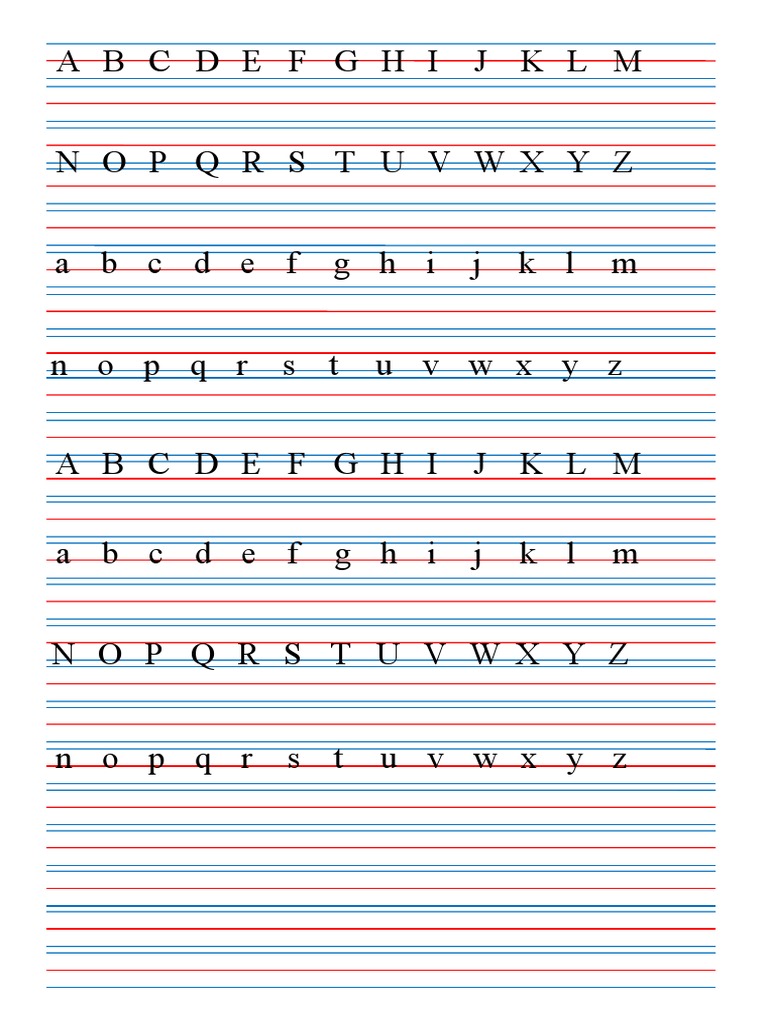 Cursive Tracing Letters A-Z | PDF