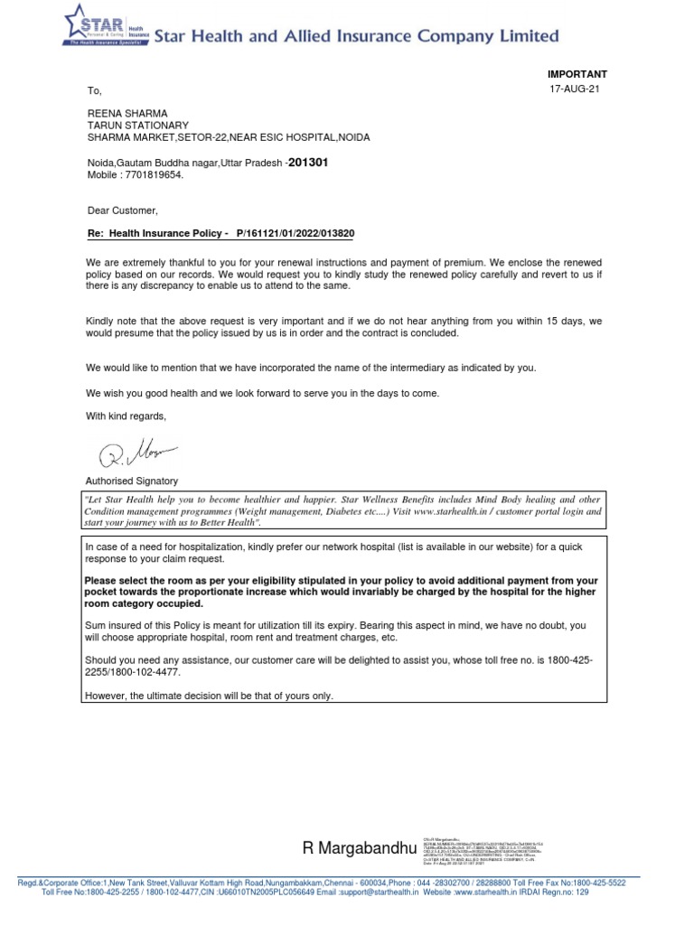 Policy Doc | PDF | Insurance