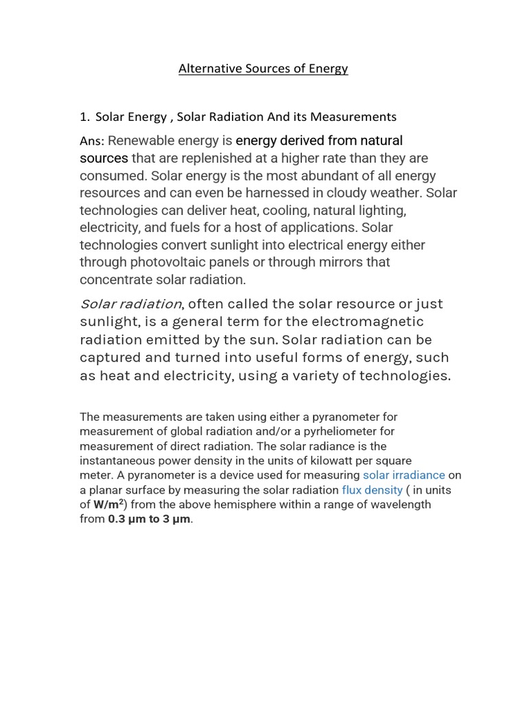 Comprehensive Guide to Solar Energy | PDF | Solar Energy | Energy Storage