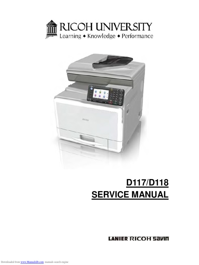 D117/D118 Service Manual: Downloaded From Manuals Search Engine | PDF ...