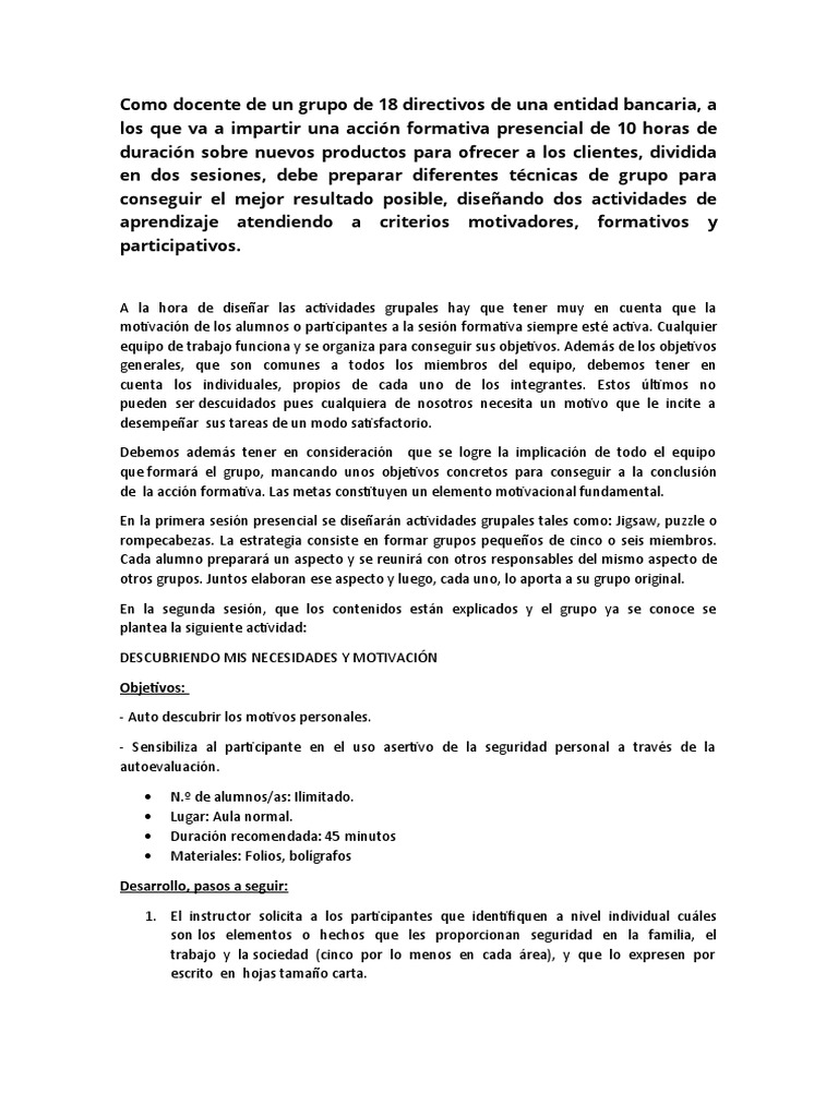 Realiza A Valorar Por El Tutor Nº 12. Tema 2. Apartado 2.4.1. Diseñar ...