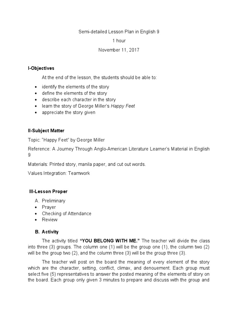 MANGGA Lesson Plan | PDF | Learning | Cognition