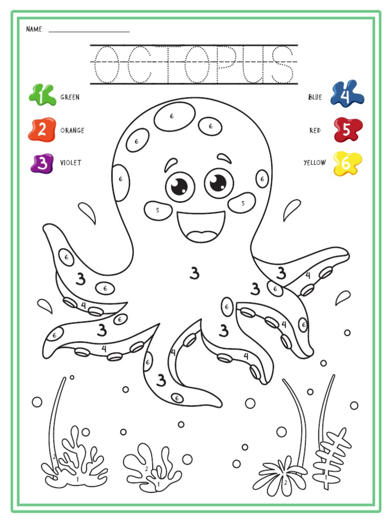 Sea Creatures Printables | PDF