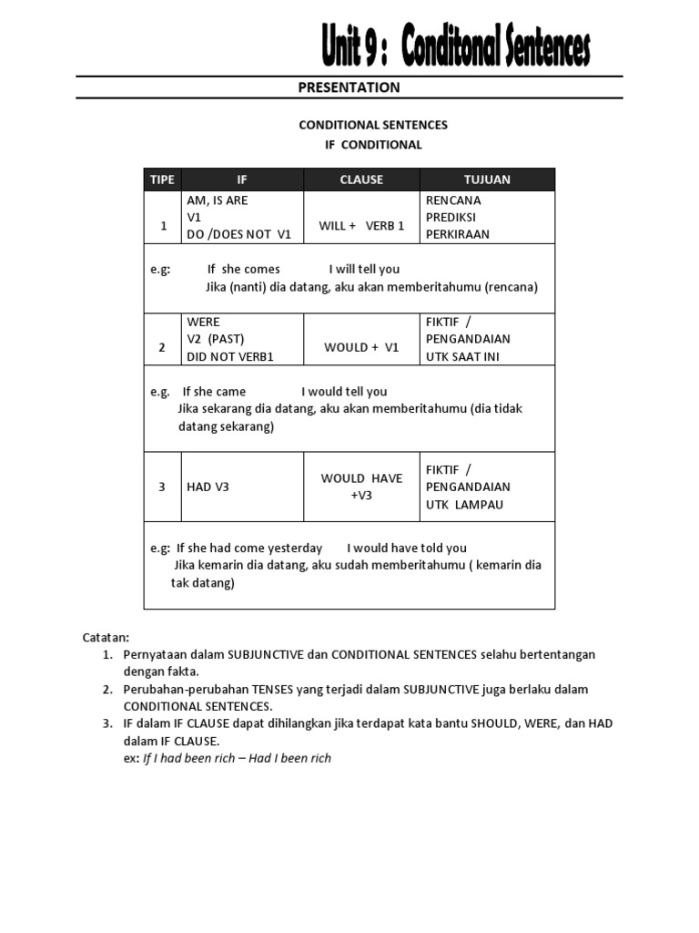 Conditional Sentences | Download Free PDF | Linguistics | Grammar