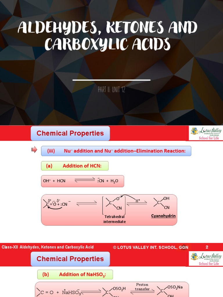 ALDEHYDE KETONE PPT 4 | PDF | Aldehyde | Amine