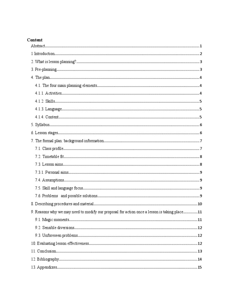 Lesson Planning | Download Free PDF | Teaching Method | Lesson Plan