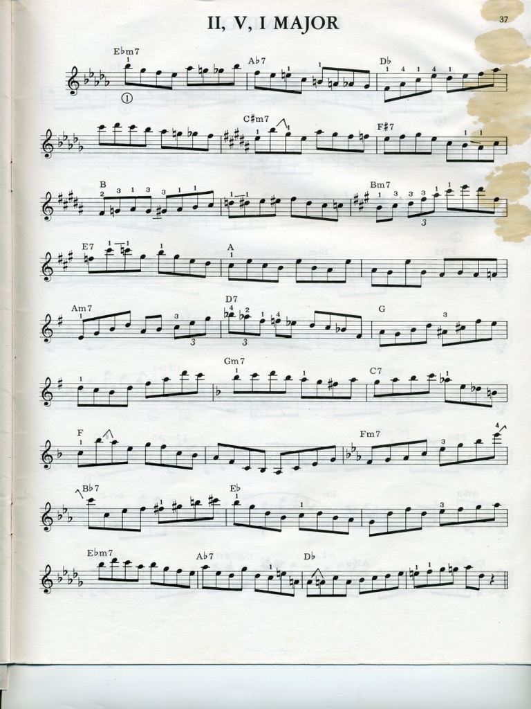 Barry Galbraith The Fingerboard Workbook p37 | PDF