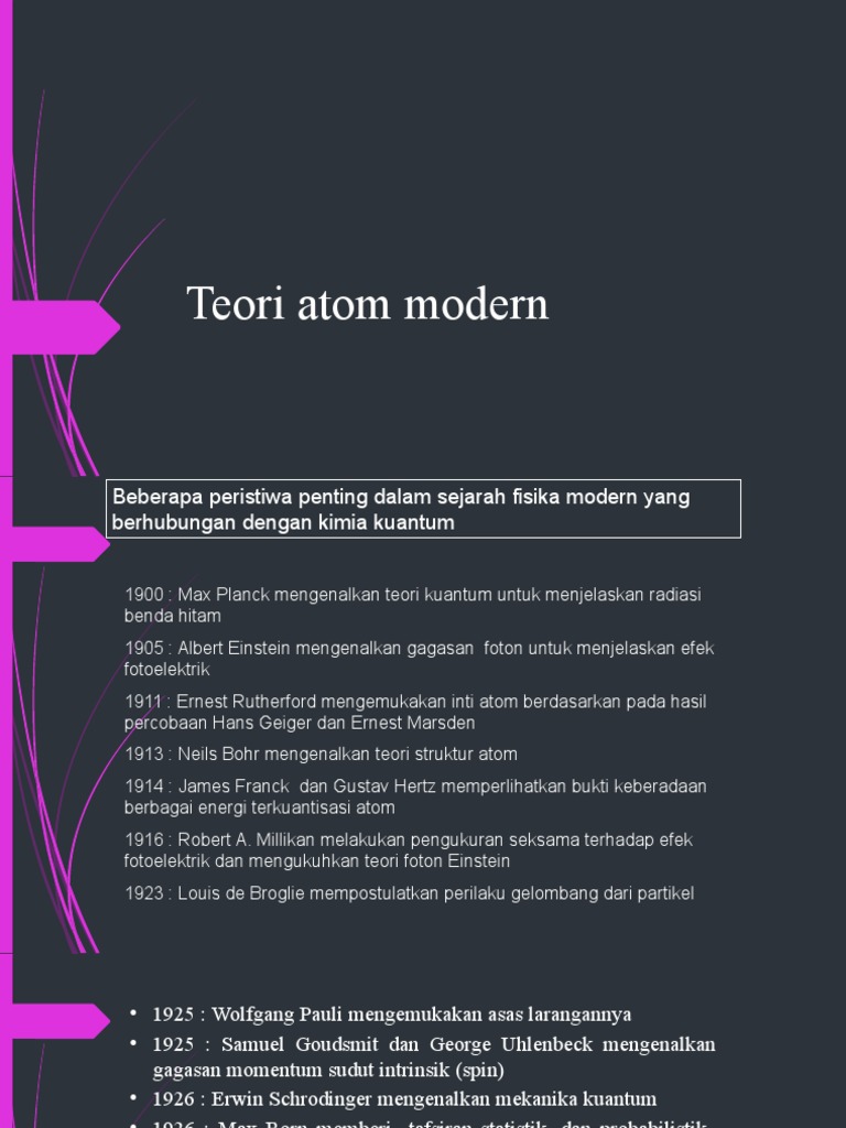 Teori Atom Bohr | PDF