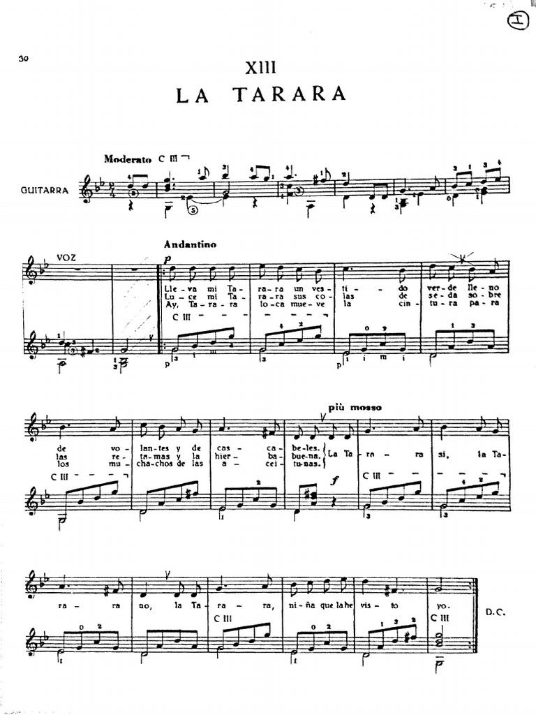 Lorca. La Tarara | PDF