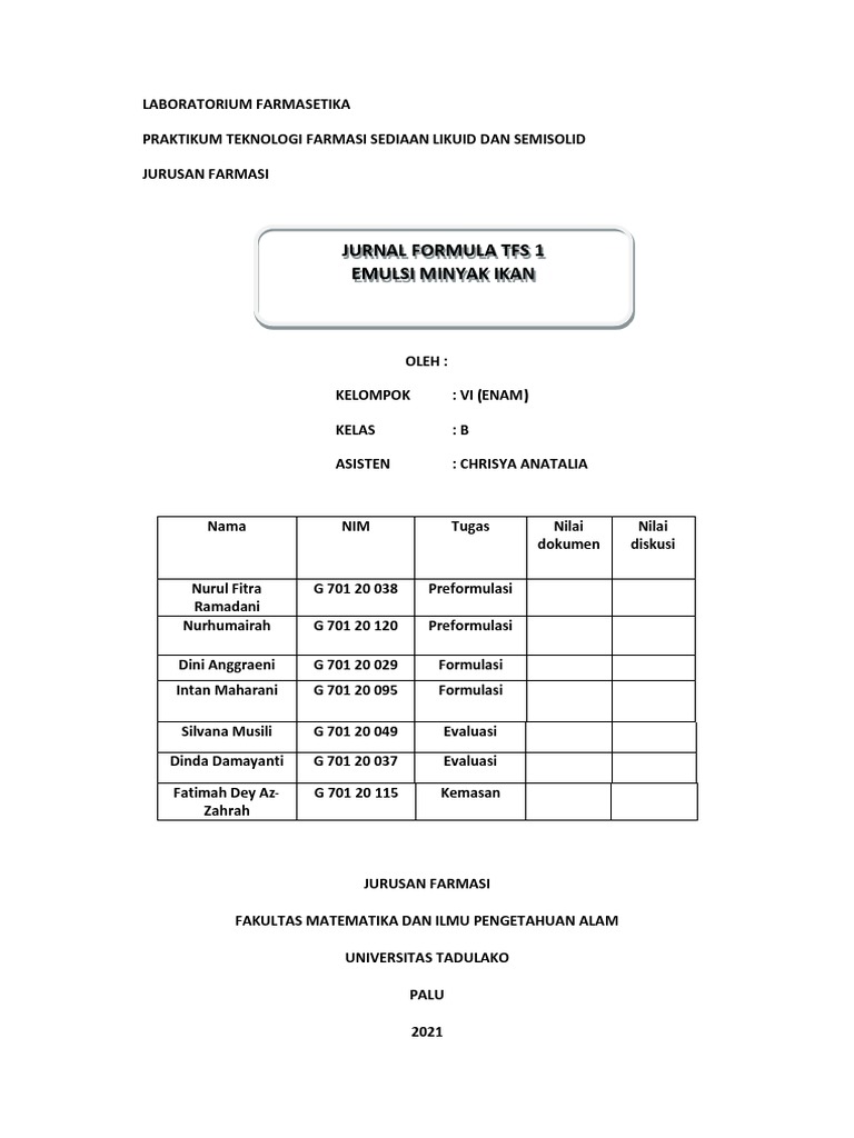 Laporan Perc 3 TFS - KLP 15 | PDF | Kesehatan Holistik