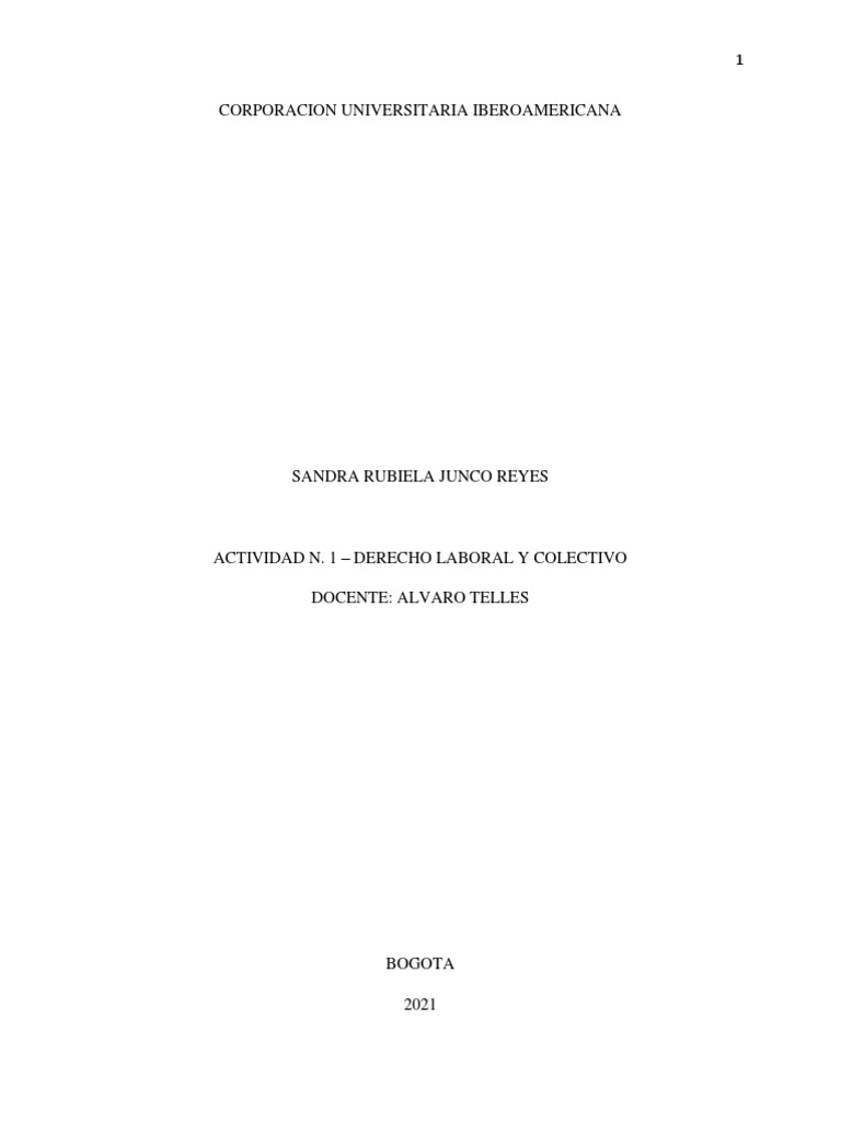 Actividad N, 1 Derecho Empresarial | PDF | Derecho laboral | Sindicato Actividad N, 1 Derecho Empresarial | PDF | Derecho laboral | Sindicato