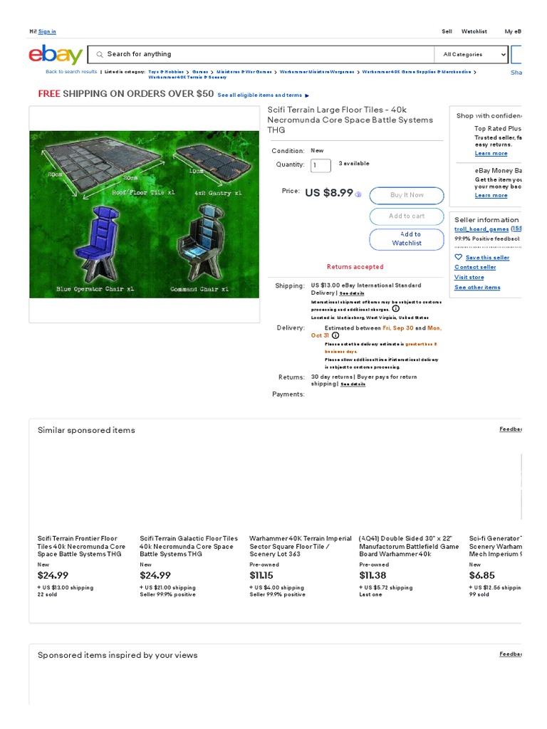 Shipping On Orders Over $50: Search For Anything | PDF | E Bay | Gaming