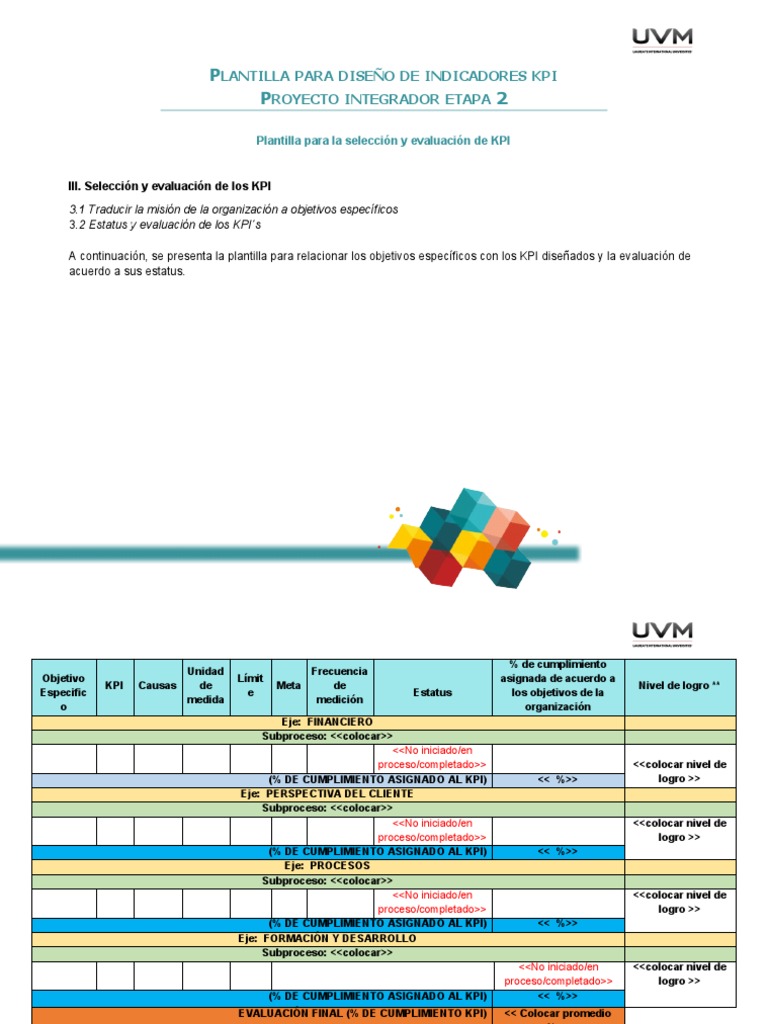 PE2 Plantilla KPI | PDF | Business