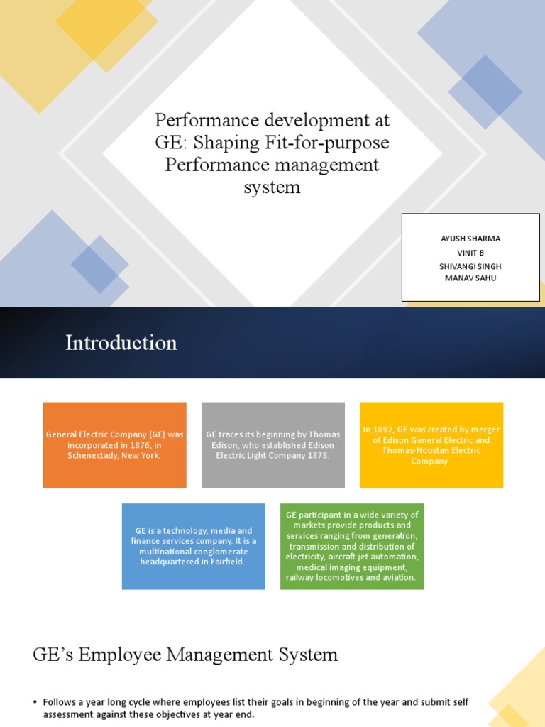GE Case Study Analysis - V1.2 | PDF | General Electric | Business